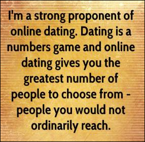 On line dating - It is a numbers game